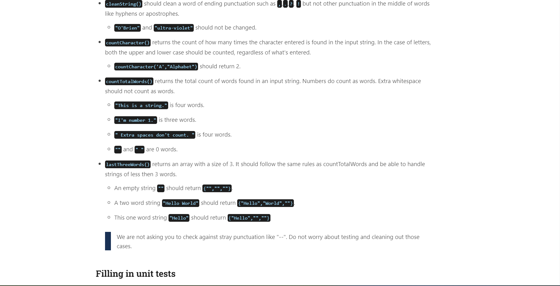 Solved Completing the Assignment You will be creating unit | Chegg.com