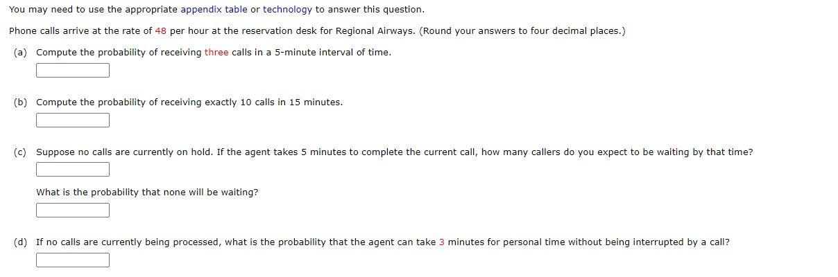 Solved You may need to use the appropriate appendix table or | Chegg.com