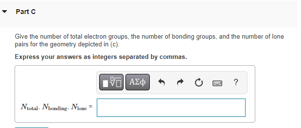 Solved Give The Number Of Total Electron Groups The Number