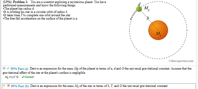 Solved: (13%) Problem L: You Are A Scientist Exploring A M... | Chegg.com