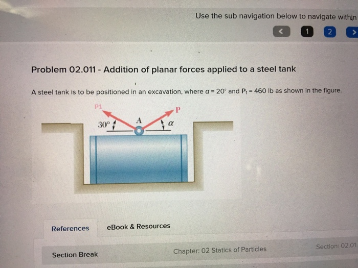 Solved Use the sub navigation below to navigate within 2 | Chegg.com
