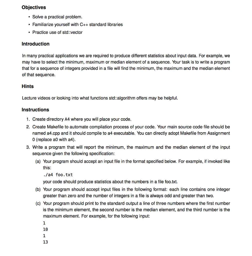 Solved Objectives Solve a practical problem Familiarize | Chegg.com