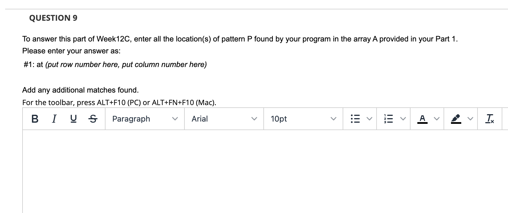 Solved Pattern Recognition Algorithm Template Counter 0 5405