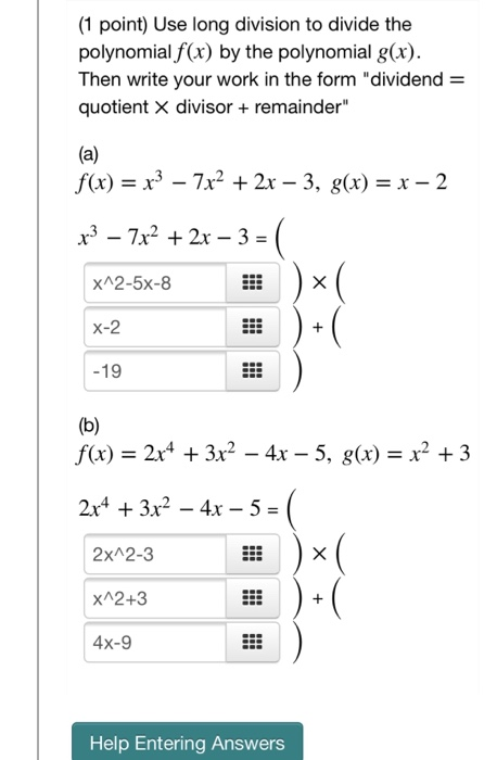 Solved Hw23 Obj D1: Problem 20 Problem Value: 1 point(s). | Chegg.com