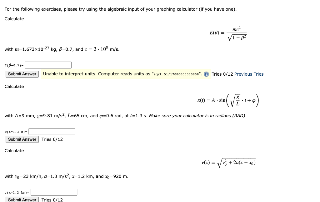 Solved For the following exercises, please try using the | Chegg.com