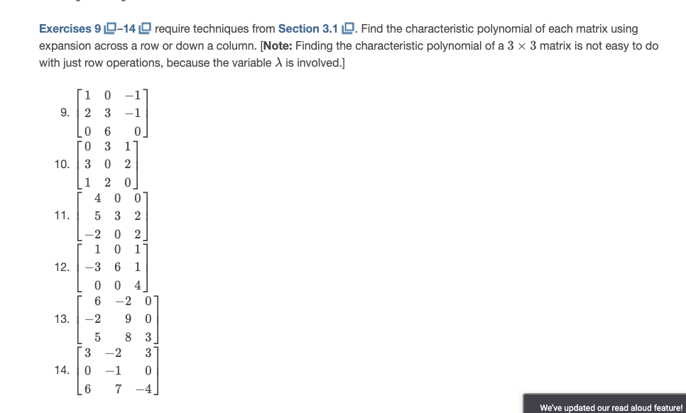 Solved Exercises 9-14 require techniques from Section 3.1 9. | Chegg.com Solved Exercises 9-14 require techniques from Section 3.1 9. | Chegg.com