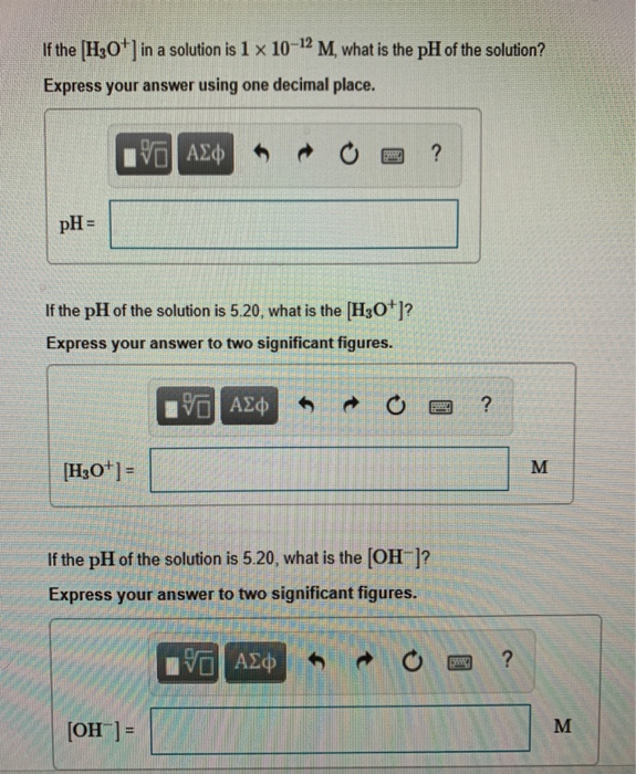 Solved Complete the following table Acidic, Basic H3O OH PH | Chegg.com