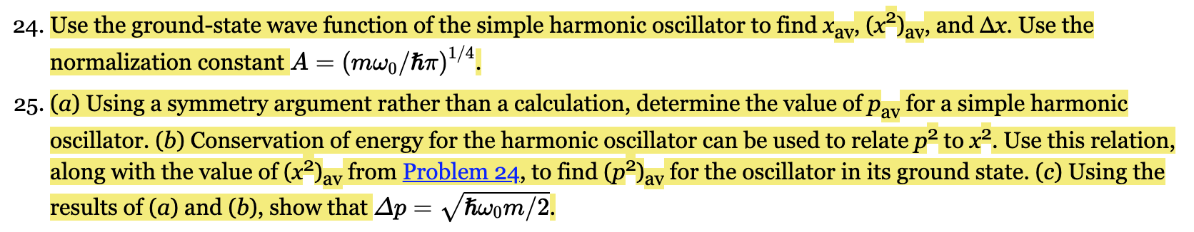 Solved 24 Use The Ground State Wave Function Of The Simple
