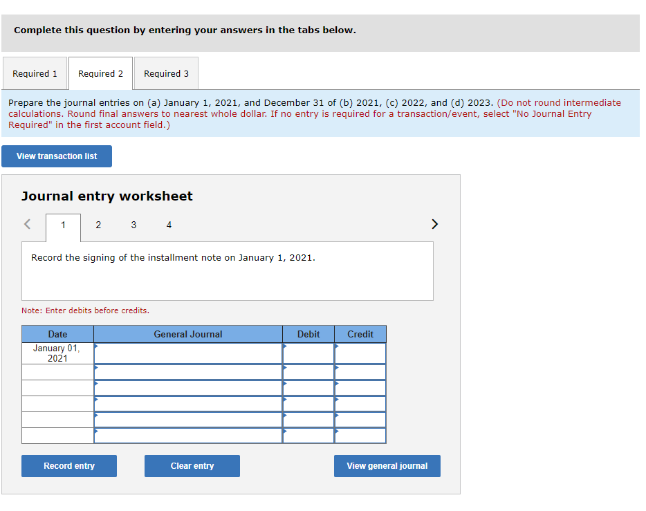 Solved Cucina Corporation signed a new installment note on | Chegg.com