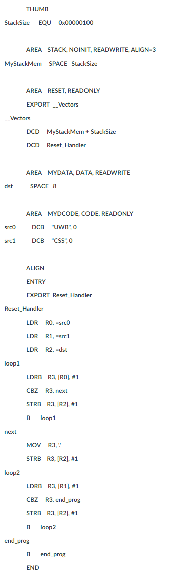 Solved Let’s assume that you’re using Keil uVision. Fill out | Chegg.com