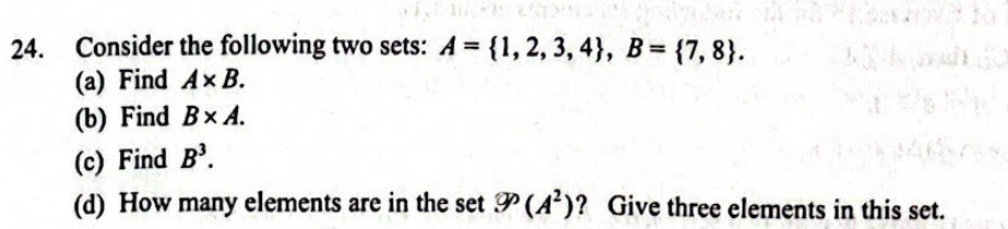 Solved Consider the following two sets: | Chegg.com Solved Consider the following two sets: | Chegg.com