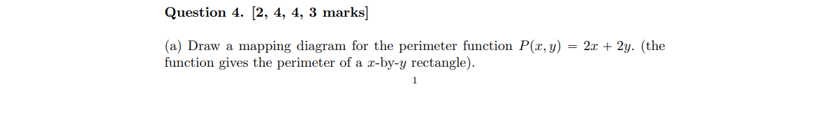 Solved Question 4. [2, 4, 4, 3 marks] (a) Draw a mapping | Chegg.com