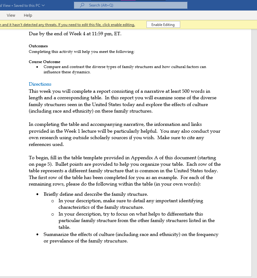 Solved Appendix A - Table and Narrative Template**Start | Chegg.com