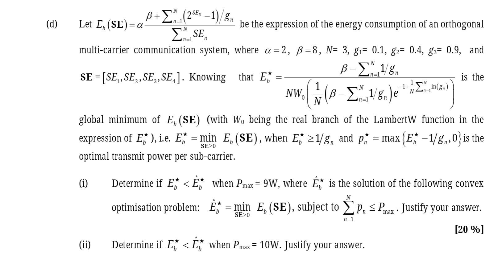 Solved N (d) =a n=1 N n=1 n = N n= = 1 2 3 B+EX (28E1 – | Chegg.com