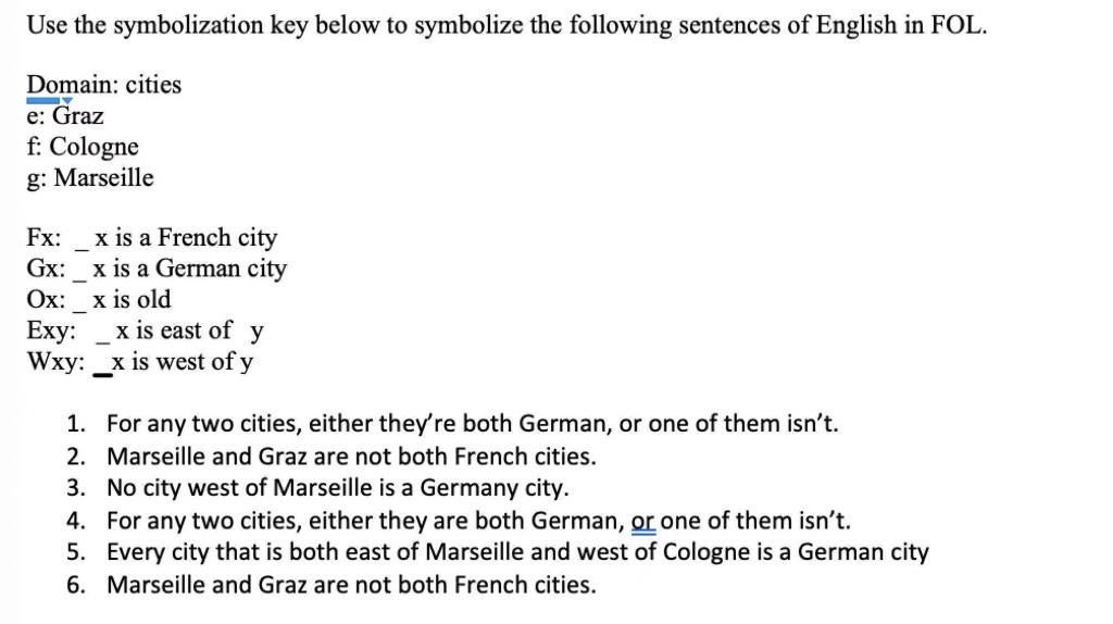 Solved Use the symbolization key below to symbolize the | Chegg.com
