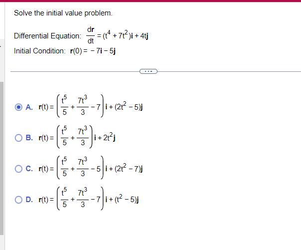 Solved Solve the initial value problem. Differential | Chegg.com
