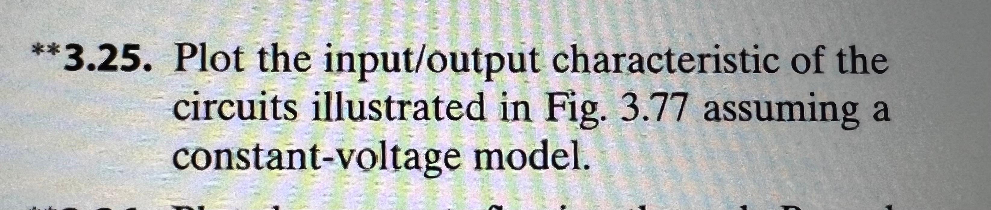 Solved Please draw Vin-Vout characteristic graph. | Chegg.com