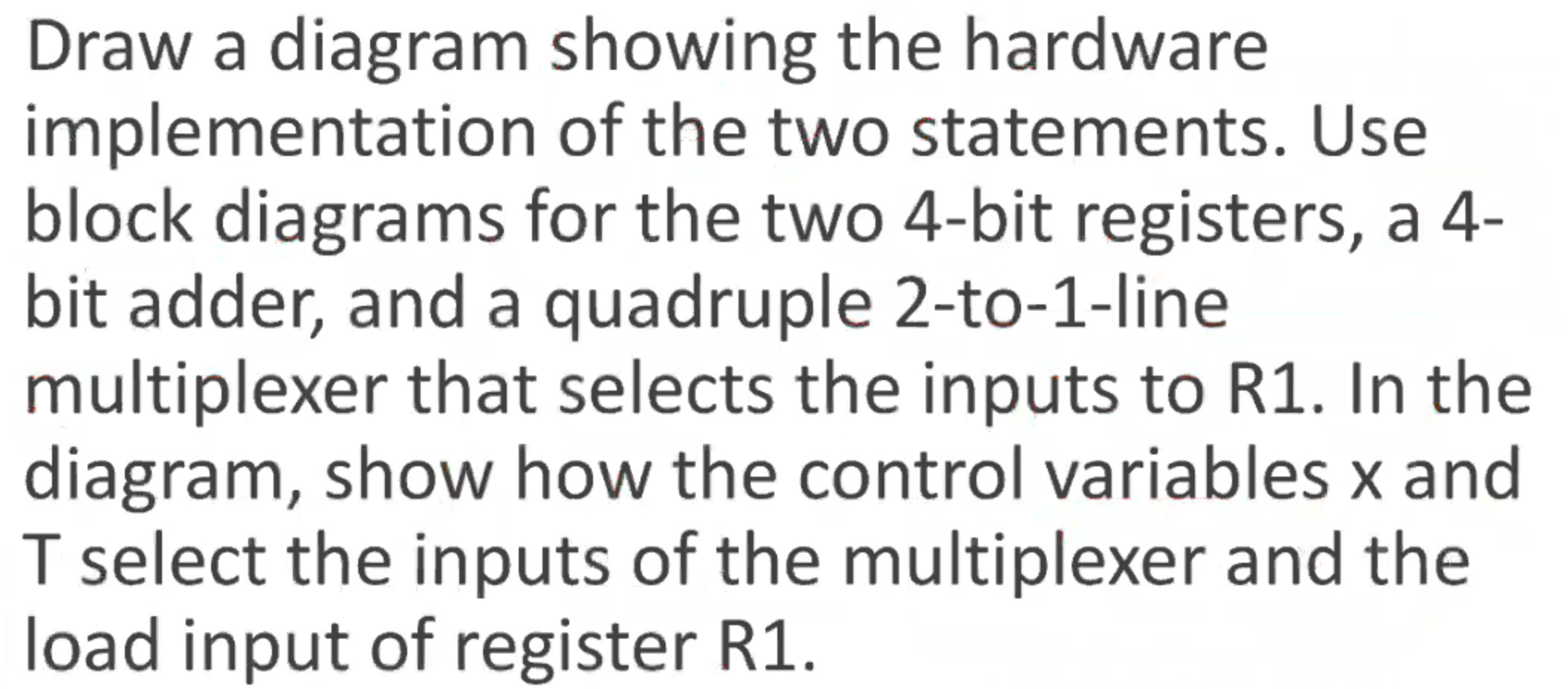 Solved Consider the following register transfer statements | Chegg.com