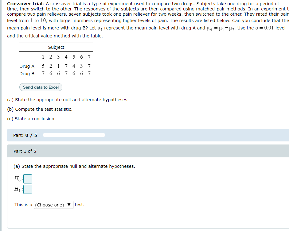 Solved Crossover trial: A crossover trial is a type of | Chegg.com