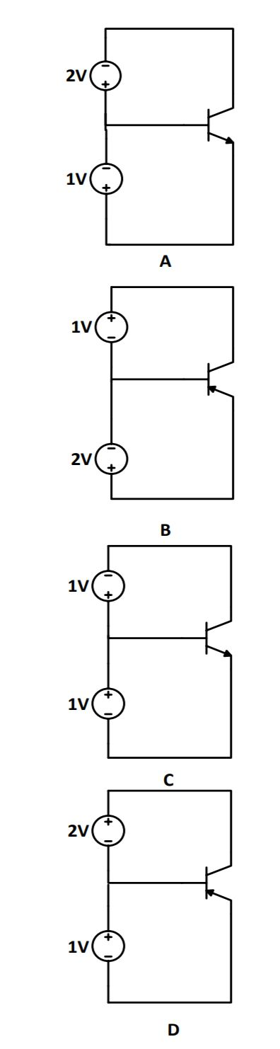 Solved a. 4. Given the BJT circuits below. Label the | Chegg.com