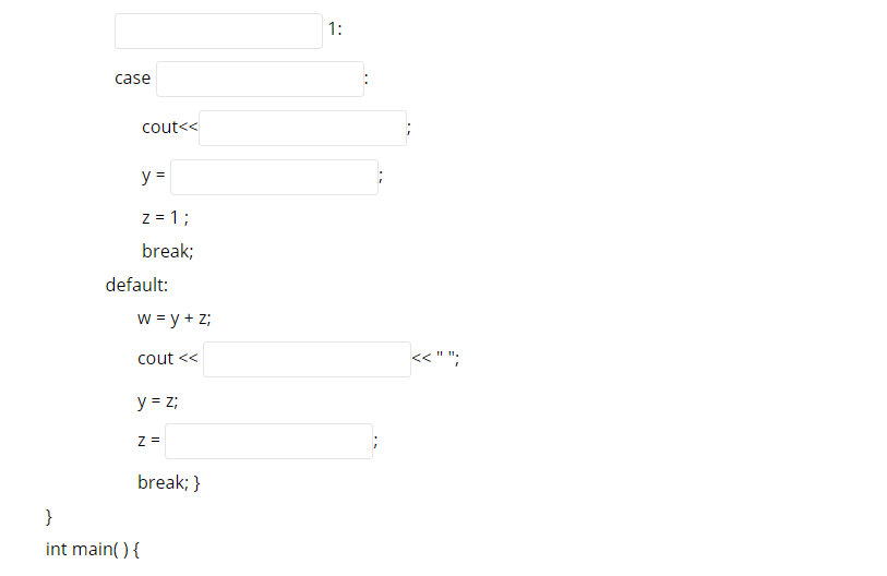 Solved Do the following: a) Fill in the missing syntax. b) | Chegg.com