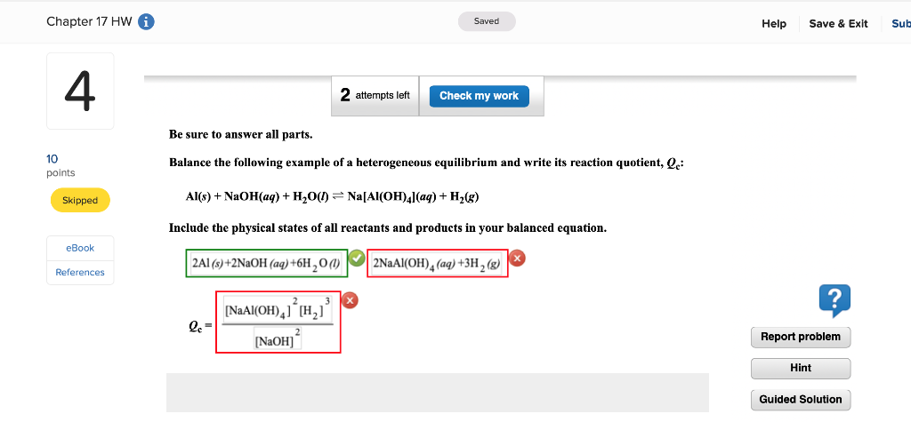Solved Chapter 17 Hw Saved Help Save & Exit Submit 2 2 | Chegg.com