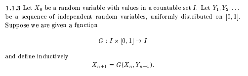 Solved 1.1.3 Let X0 be a random variable with values in a | Chegg.com