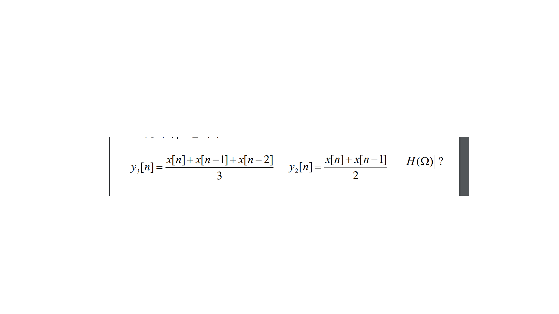 Solved Calculate the magnitude of H(\Omega ) ﻿for the | Chegg.com
