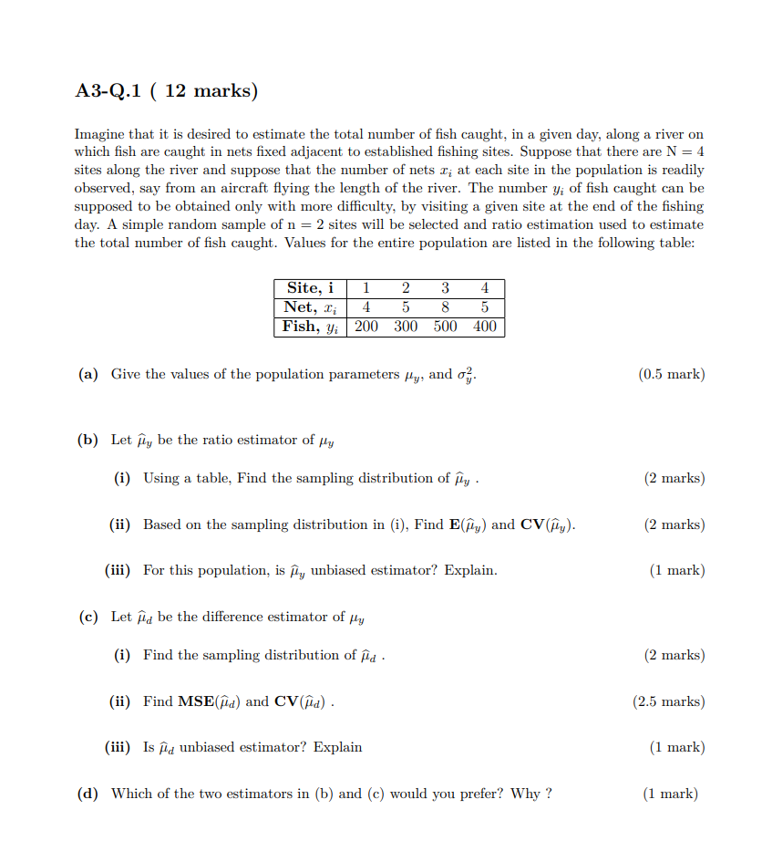 Solved A3-Q.1 ( 12 marks) Imagine that it is desired to | Chegg.com