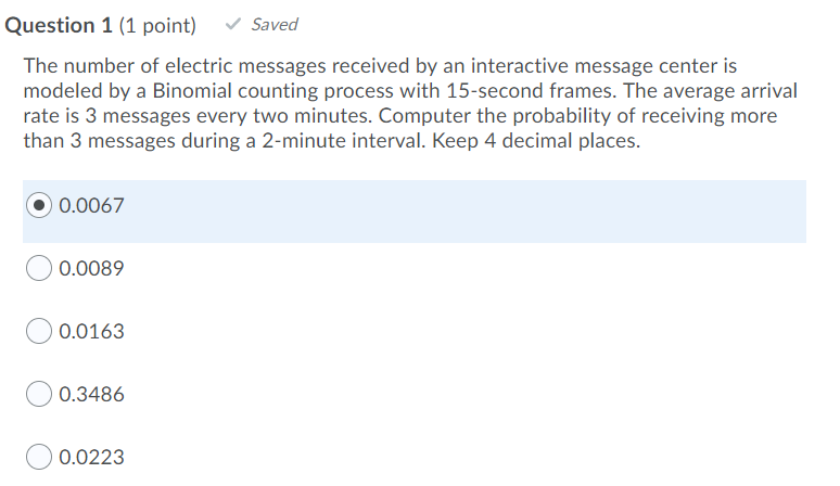 Solved Question 1 1 Point Saved The Number Of Electric