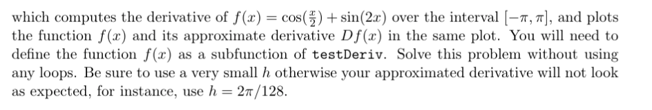Solved [8 points.] Subfunctions - Functions Handles. | Chegg.com