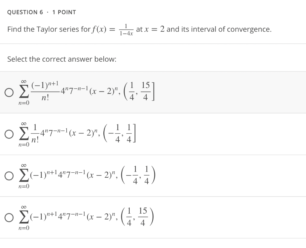 Solved QUESTION 4 1 POINT Use the first degree Taylor | Chegg.com