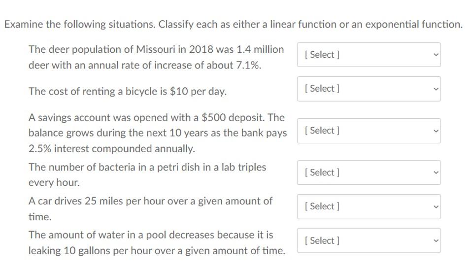 Solved Examine the following situations. Classify each as | Chegg.com Solved Examine the following situations. Classify each as | Chegg.com