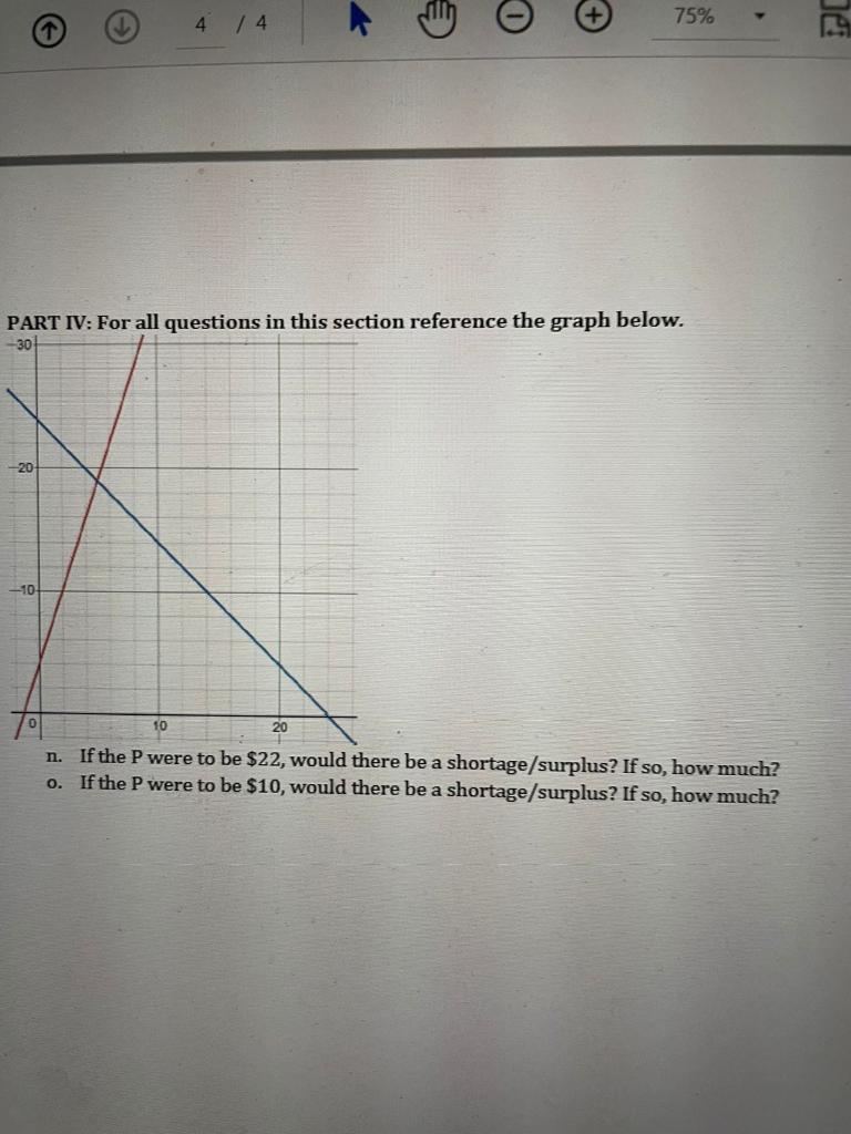 Solved PART IV: For all questions in this section reference | Chegg.com