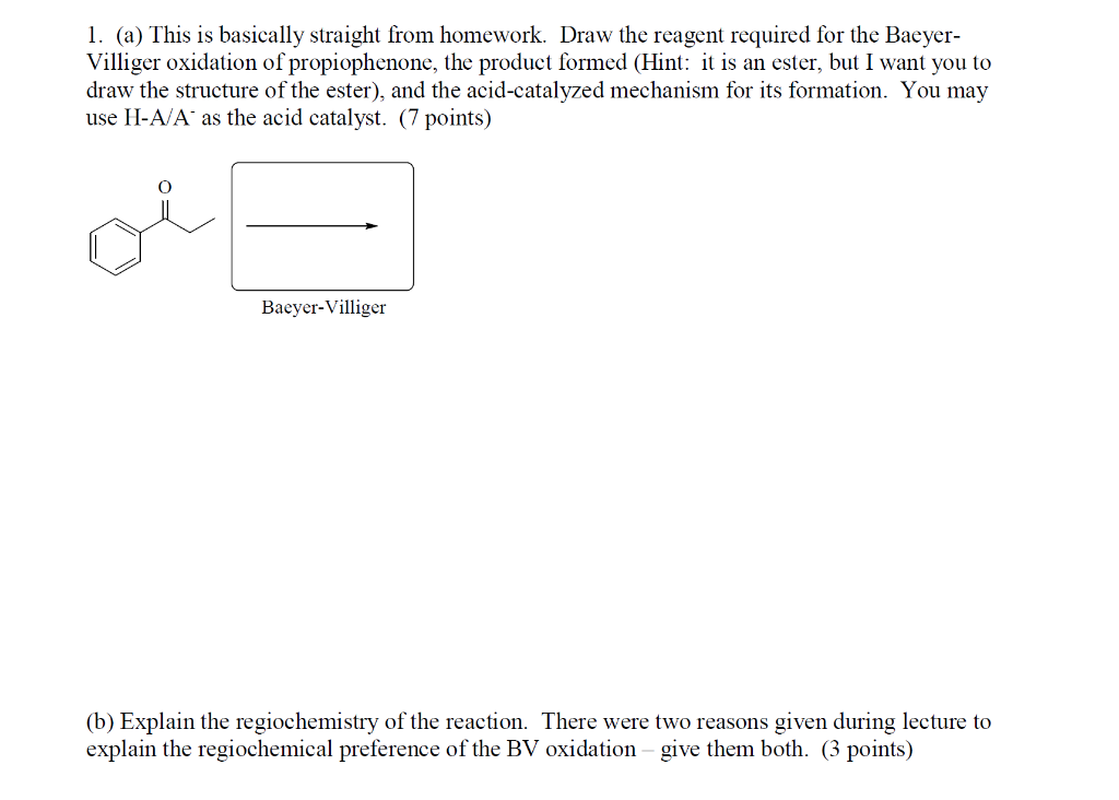 Solved 1. (a) This is basically straight from homework. Draw | Chegg.com