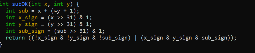 Solved Int Bitor Int X Int Y Return ∼∼xand∼y ∗ ∗ 