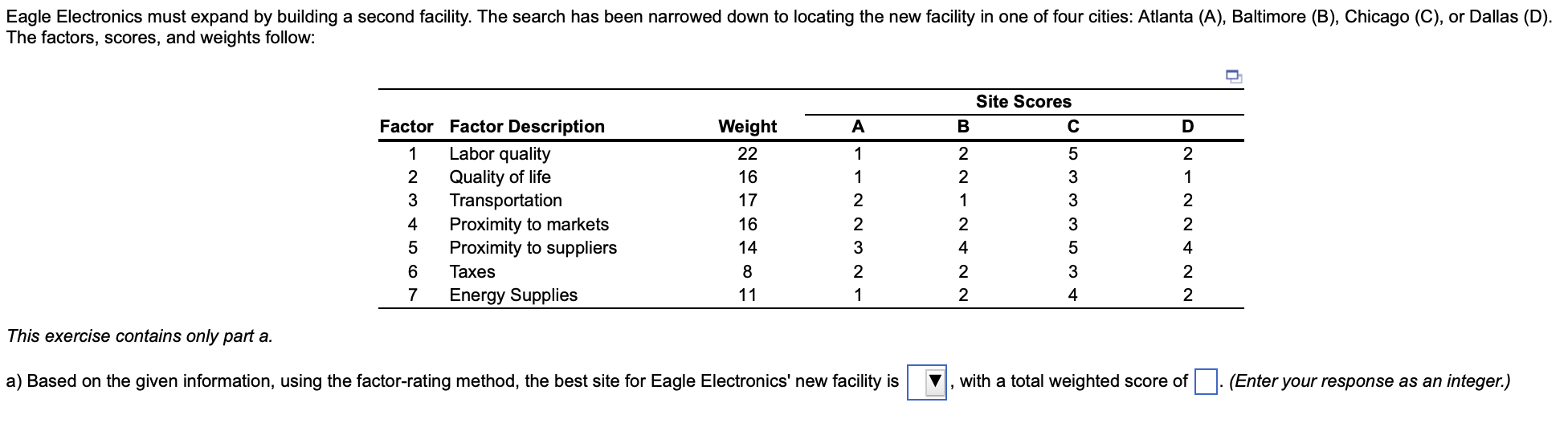 Solved a) Based on the given information, using the | Chegg.com