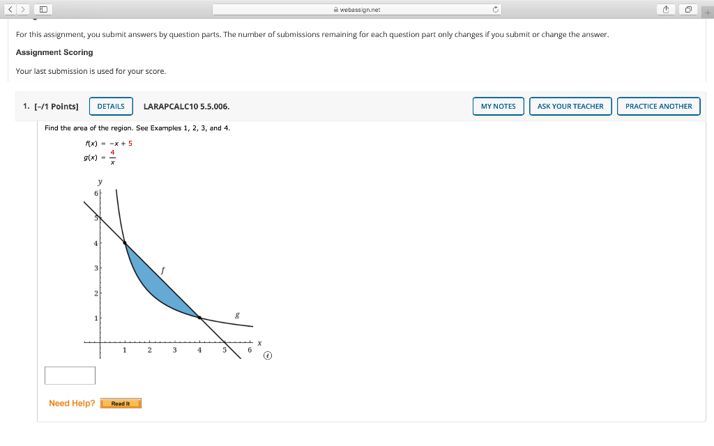Solved webassign.net For this assignment, you submit answers | Chegg.com