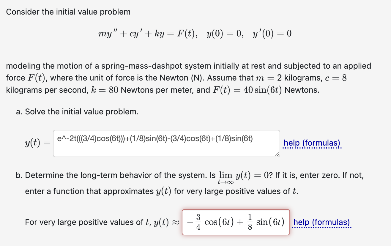 Solved Consider the initial value | Chegg.com