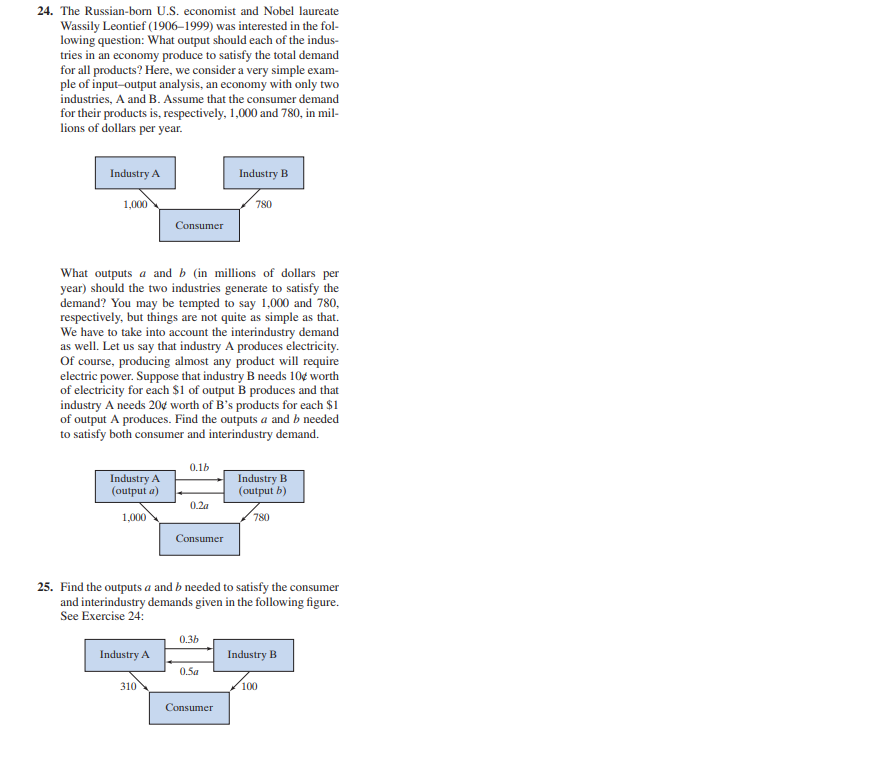 Solved 24. The Russian-born U.S. economist and Nobel | Chegg.com