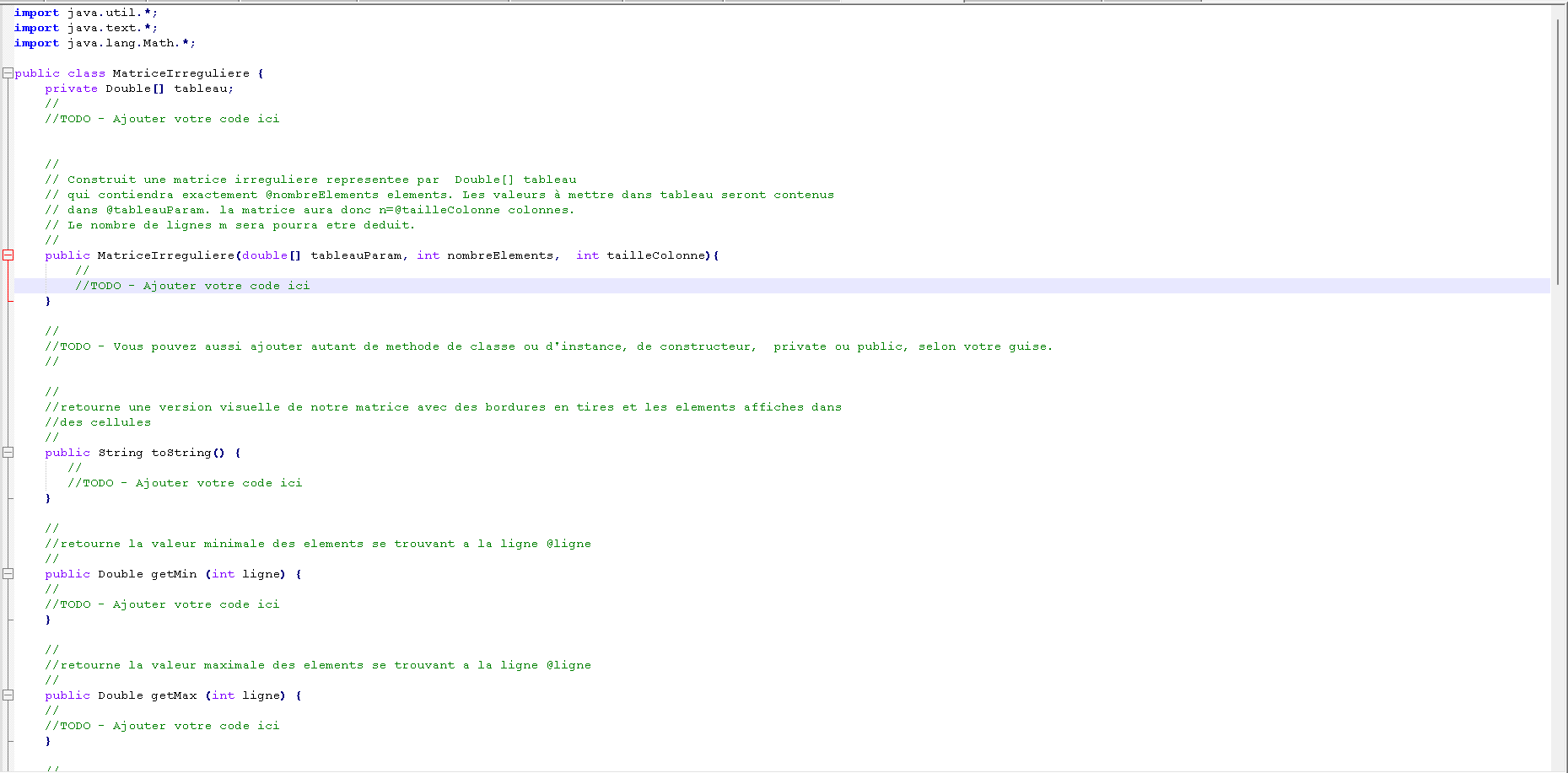 Solved Question 1 (40 points) En mathématiques, les matrices | Chegg.com