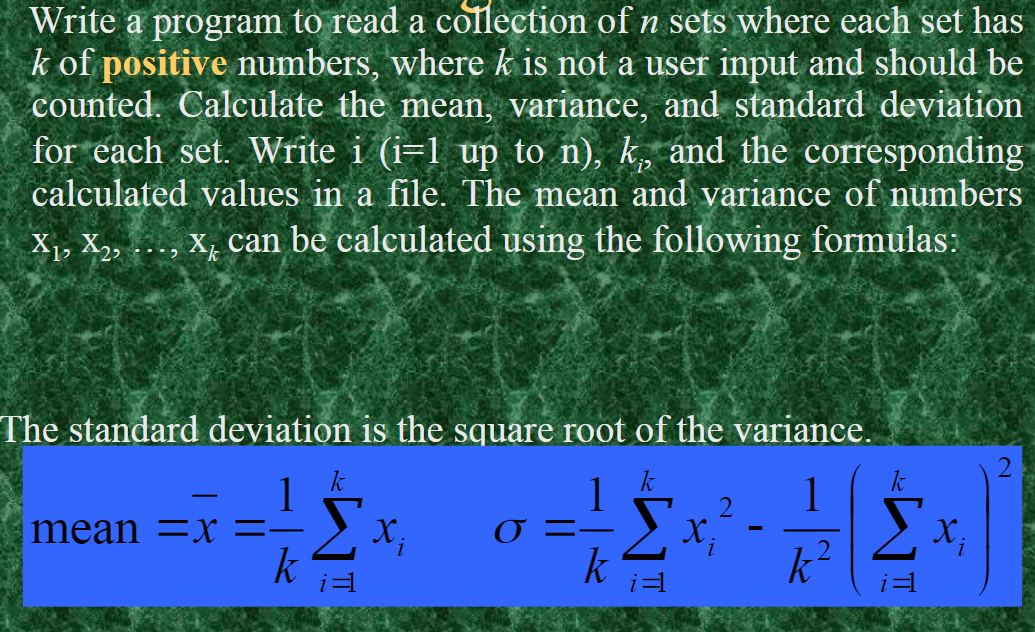 a n Write a program to read a collection of n sets | Chegg.com