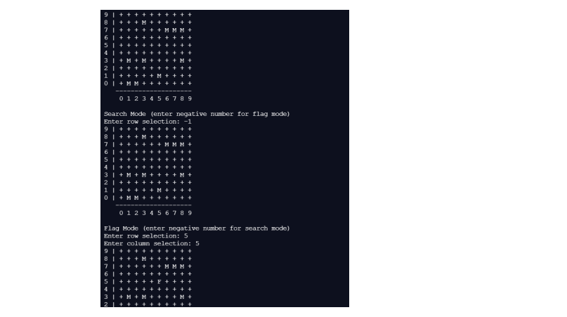 Solved I need help creating functions for a minesweeper | Chegg.com