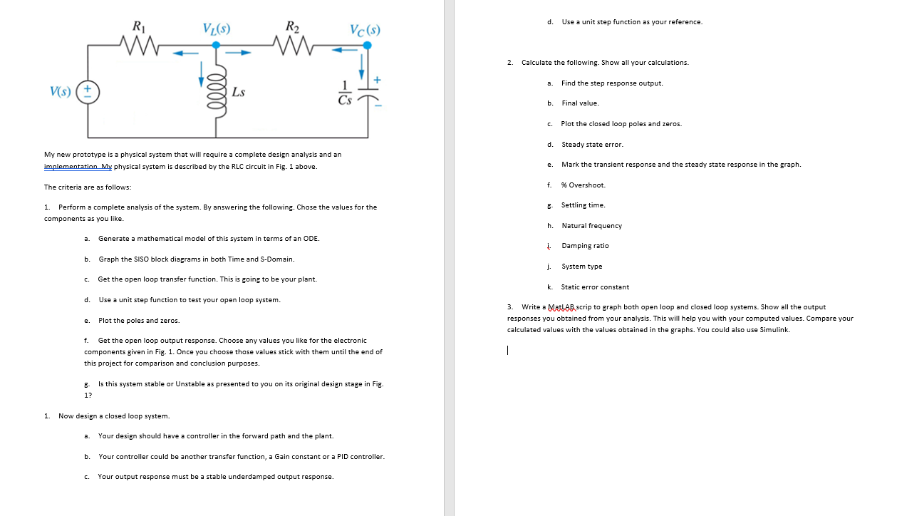 Solved d. Use a unit step function as your reference. 2. | Chegg.com