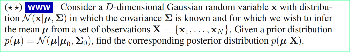 Solved (**) www Consider a D-dimensional Gaussian random | Chegg.com