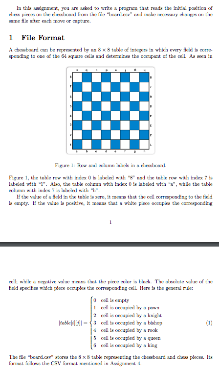 In this assignment, you are asked to write a program | Chegg.com