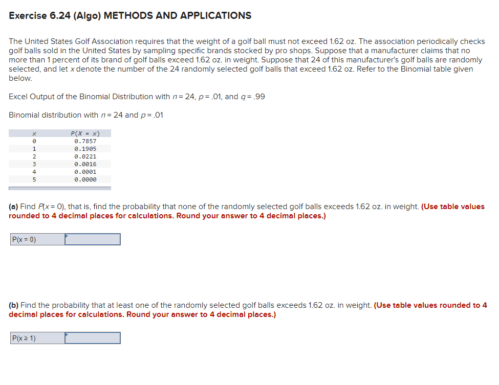 Solved Exercise 6.24 (Algo) METHODS AND APPLICATIONS The | Chegg.com
