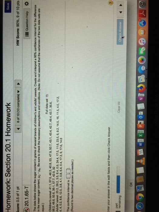 Solved Homework Section 20 1 Homework Score 0 5 Of 1 Pt