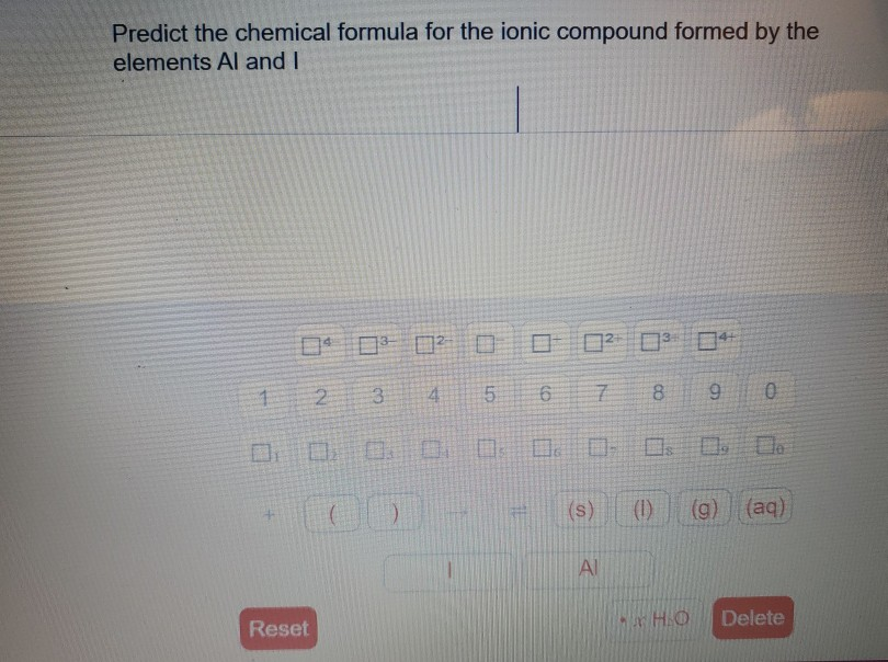 Solved: Predict The Chemical Formula For The Ionic Compoun... | Chegg.com
