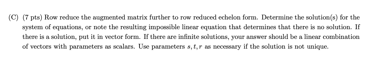 Solved 3 20 Pts Consider The Following System Of 